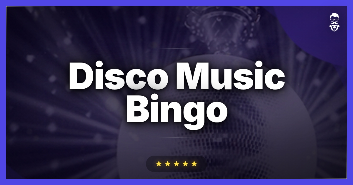 🎵 Disco Music Bingo - With Bingo Cards • BingoMaestro