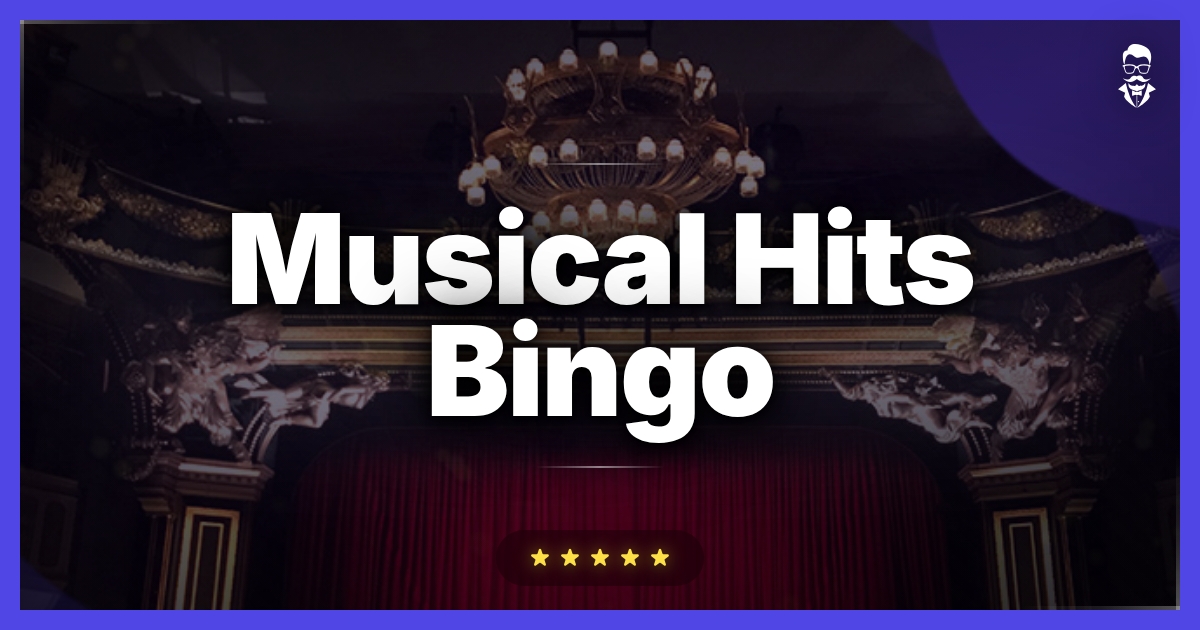 🎵 Musical Hits Bingo - With Bingo Cards • BingoMaestro