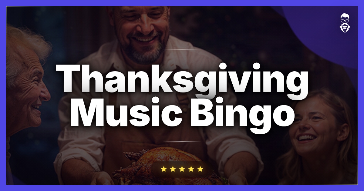 🎵 Thanksgiving Music Bingo - With Bingo Cards • BingoMaestro